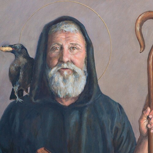 Saint Benedict Print - Etsy
