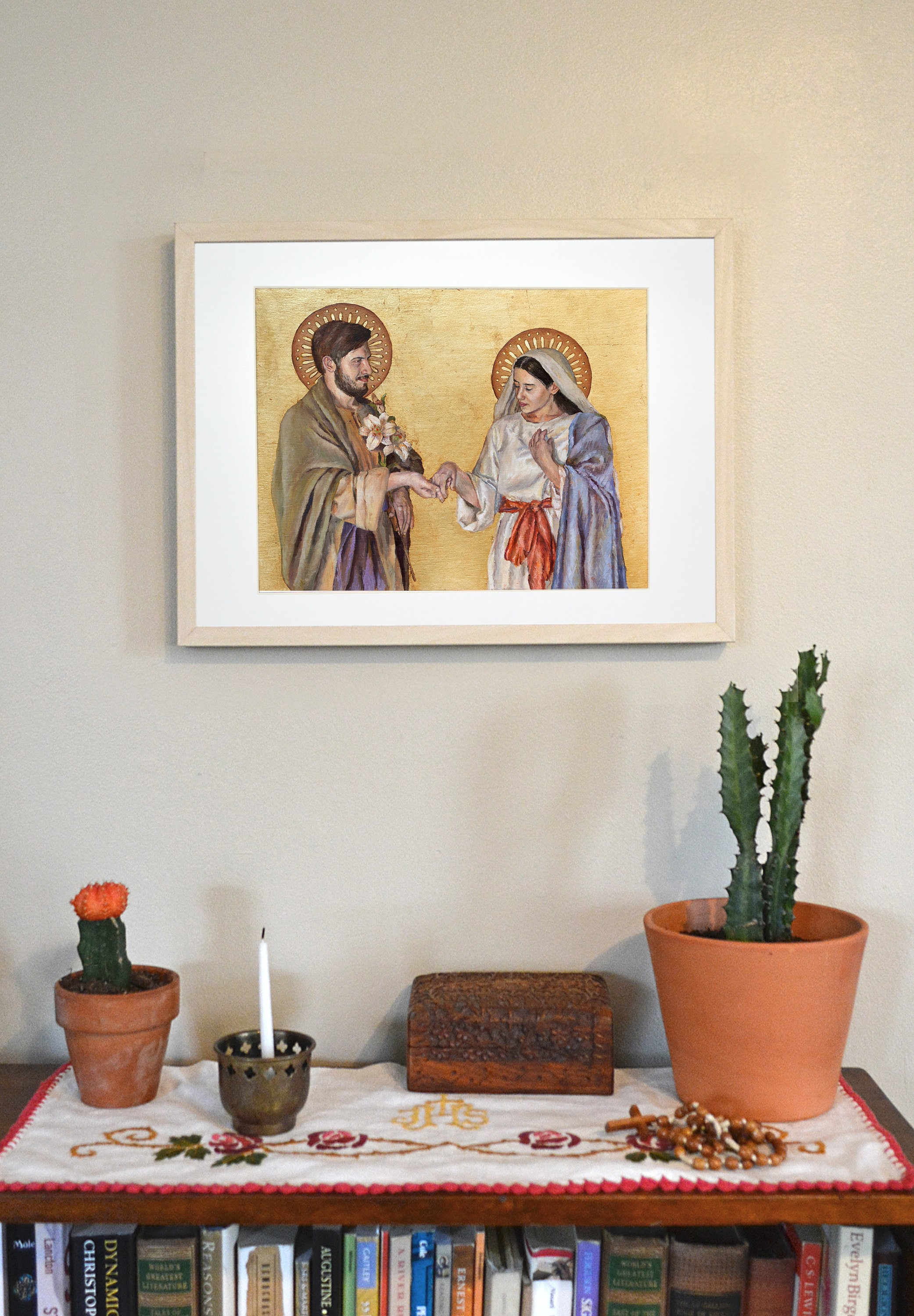 The Wedding of Mary and Joseph Print - Etsy