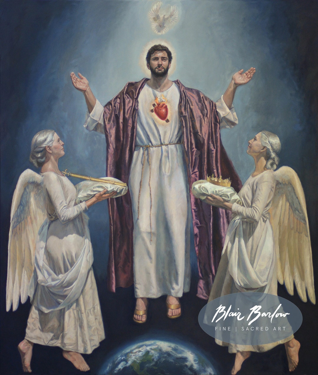 The Glorious Saint Joseph Print, Our Lady of America, Wall Art - Etsy