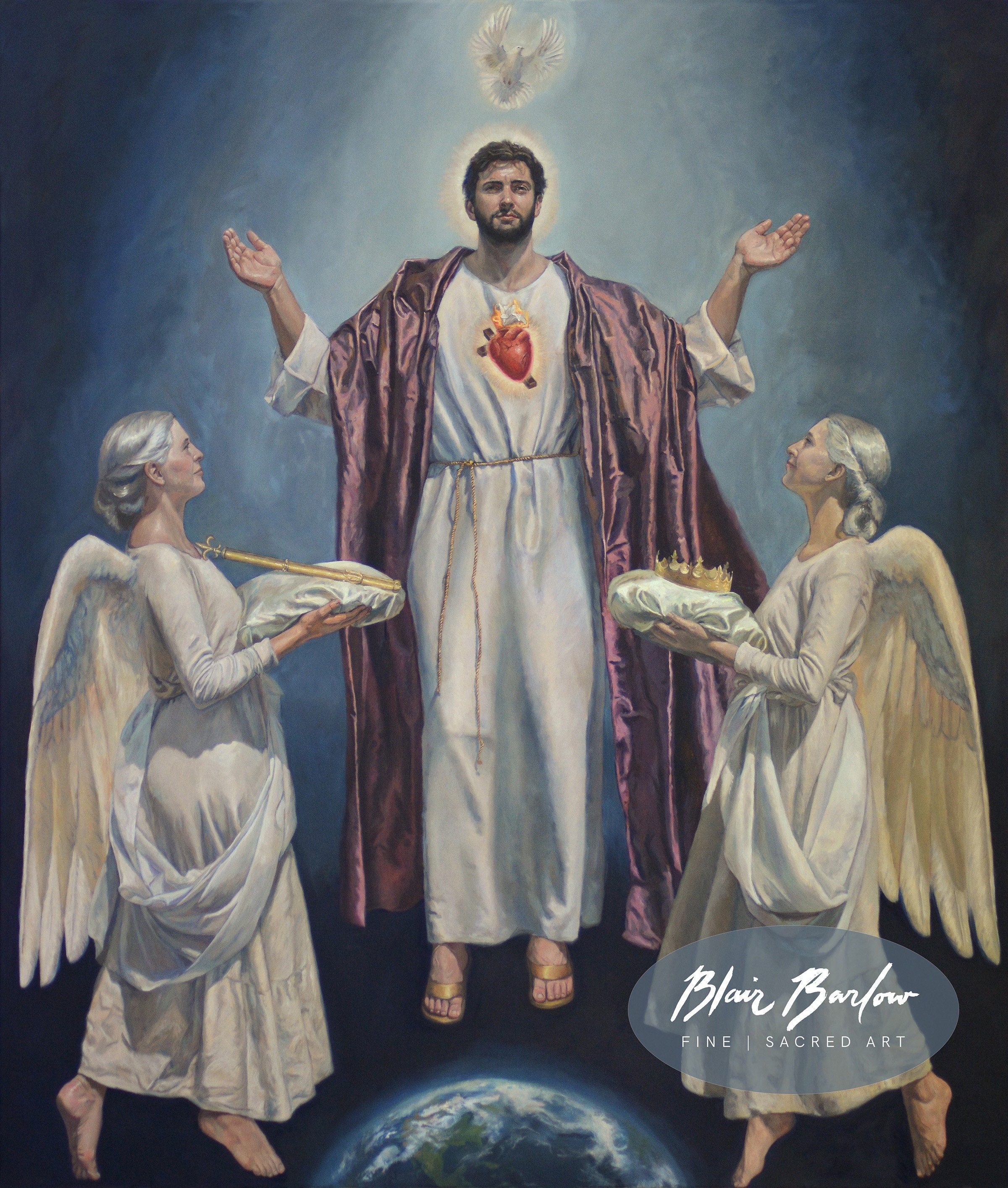 The Glorious Saint Joseph Print Our Lady of America Wall Art - Etsy