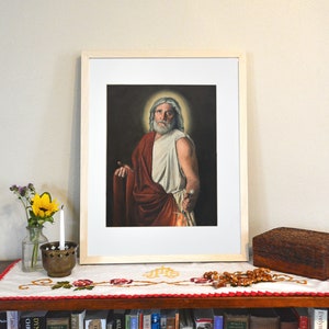 St. Elijah, Catholic Art Prints, Saint Art - Etsy