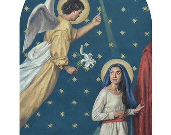 The Annunciation Mater Inviolata Embroideries Vintage Catholic Art ...