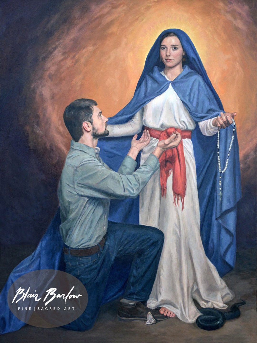 Marian Consecration Print - Etsy