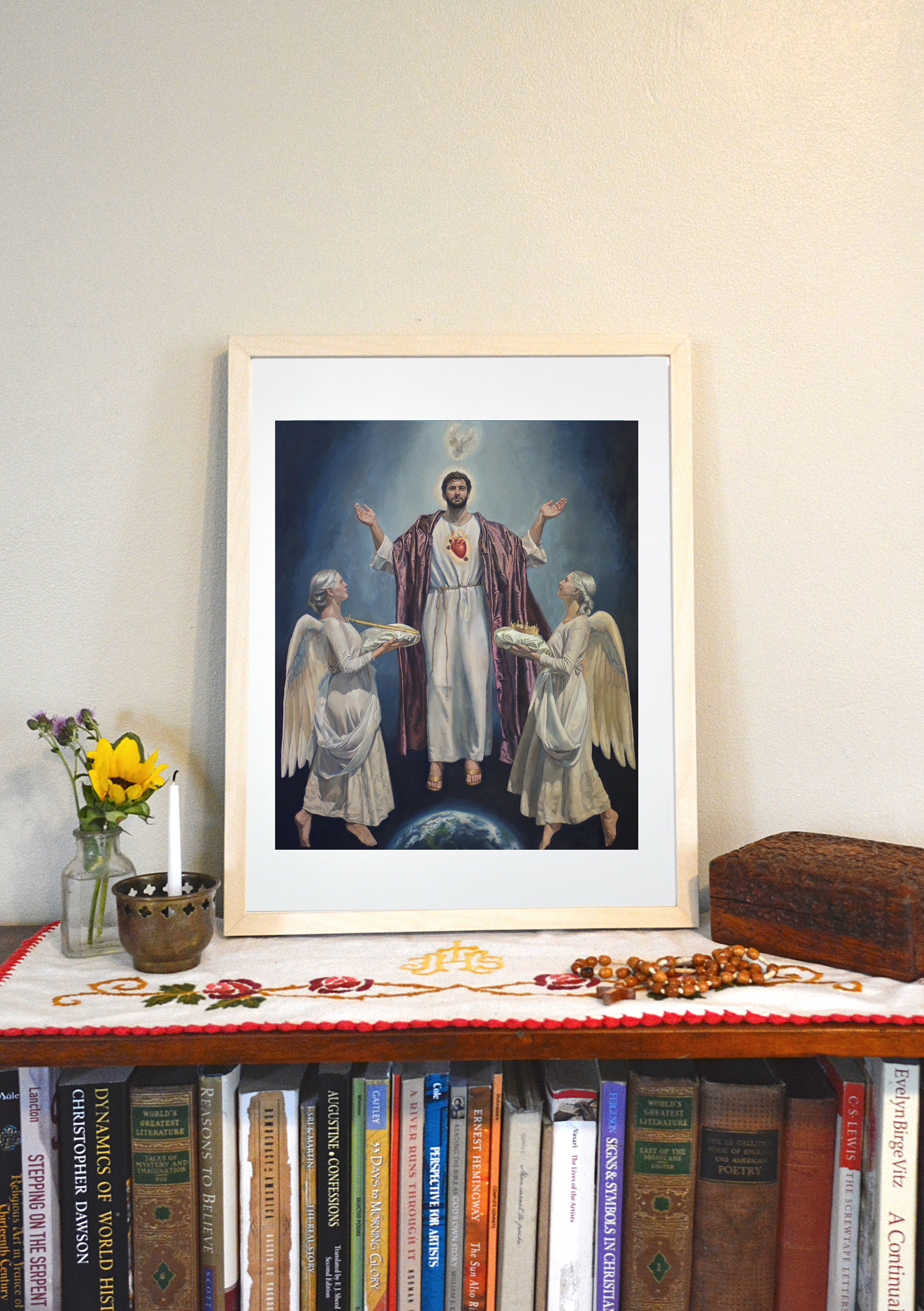 The Glorious Saint Joseph Print Our Lady of America Wall Art - Etsy