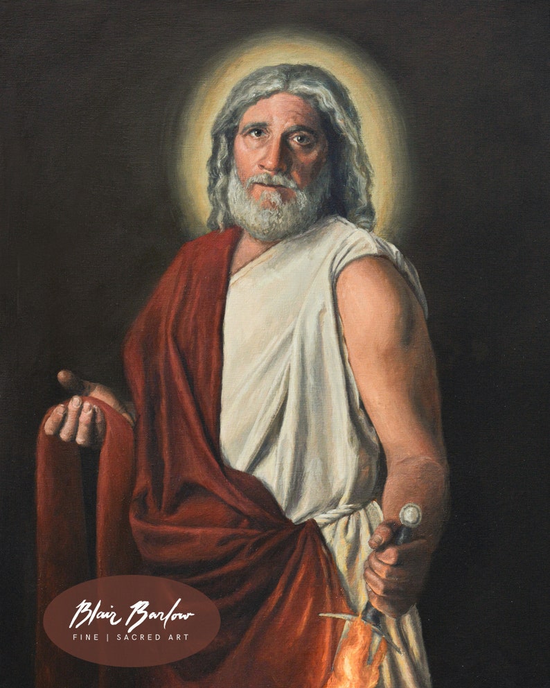 St. Elijah, Catholic Art Prints, Saint Art - Etsy