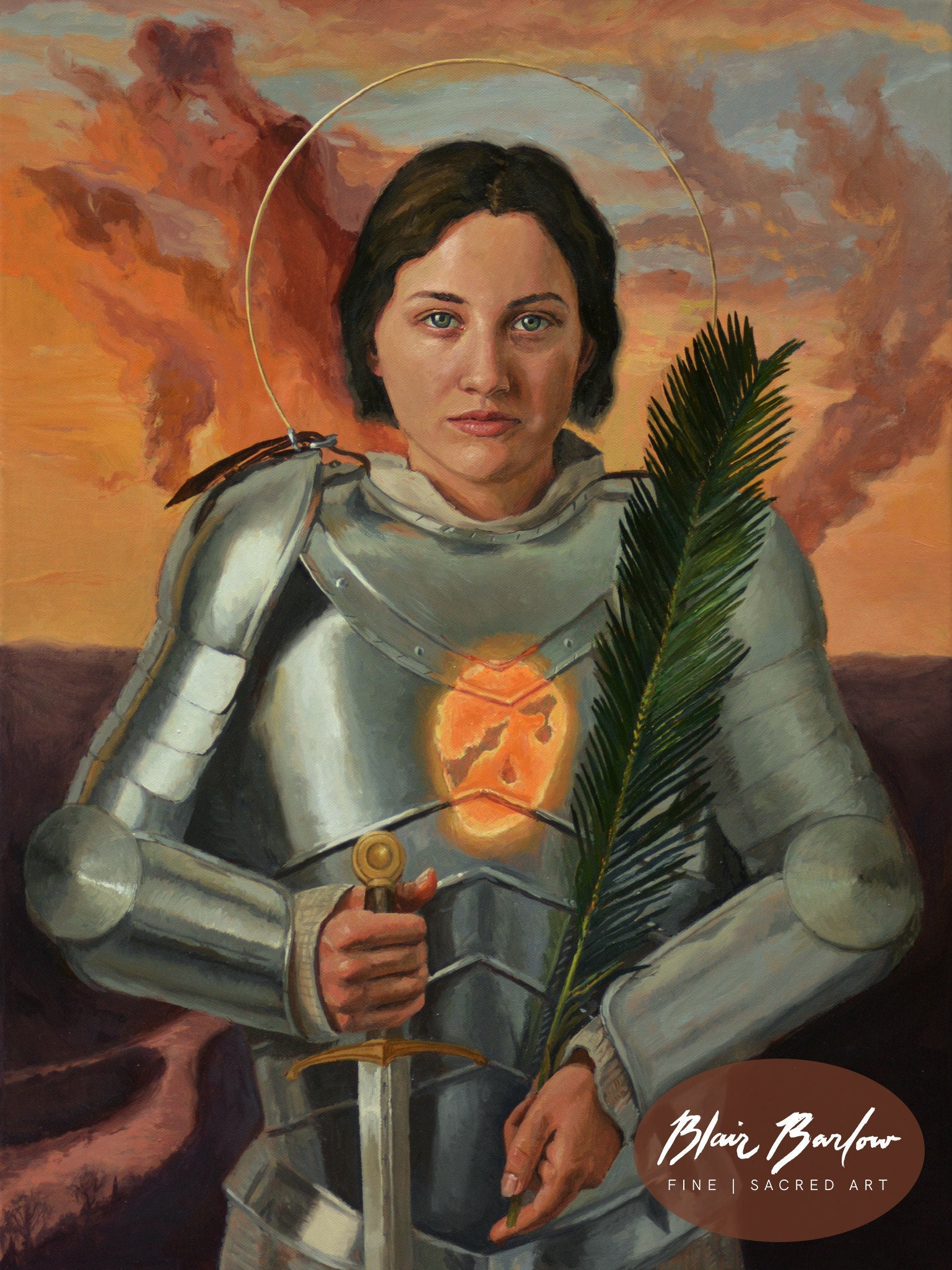 Saint Joan Of Arc Painting