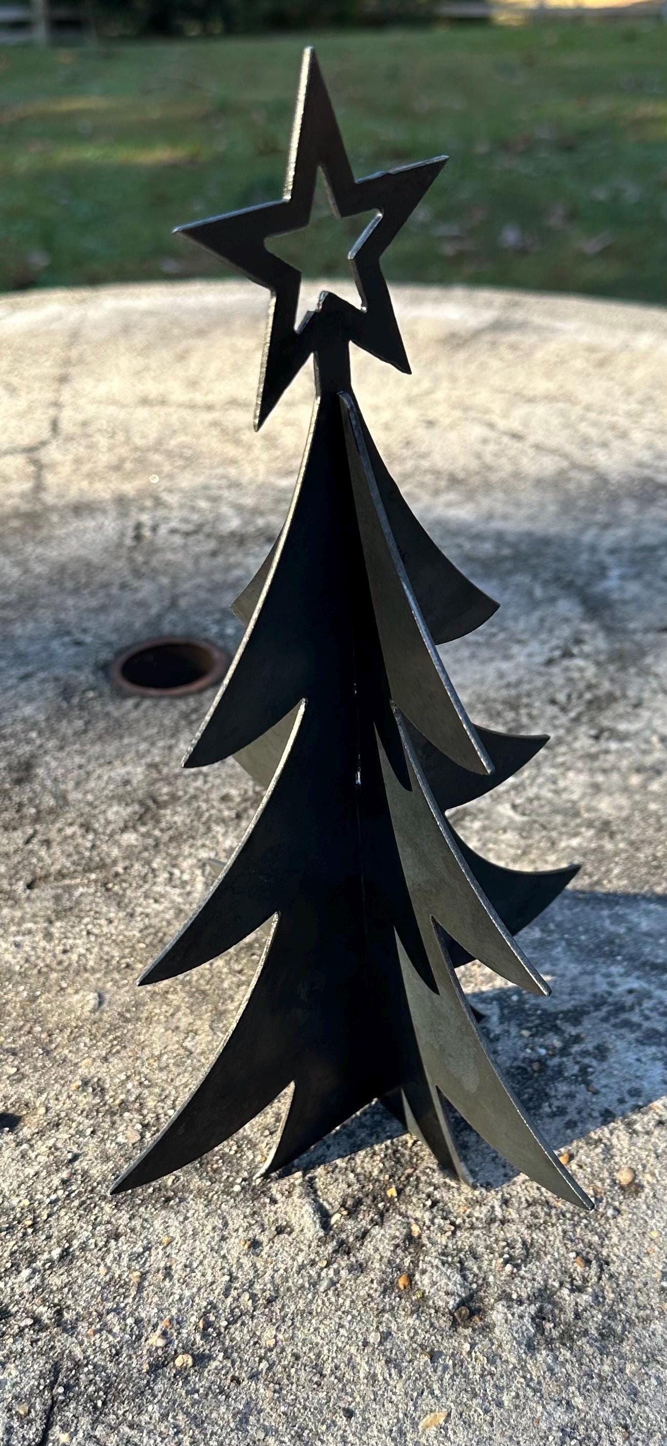 Metal Christmas Tree Decorations, Plasma Cut - Etsy