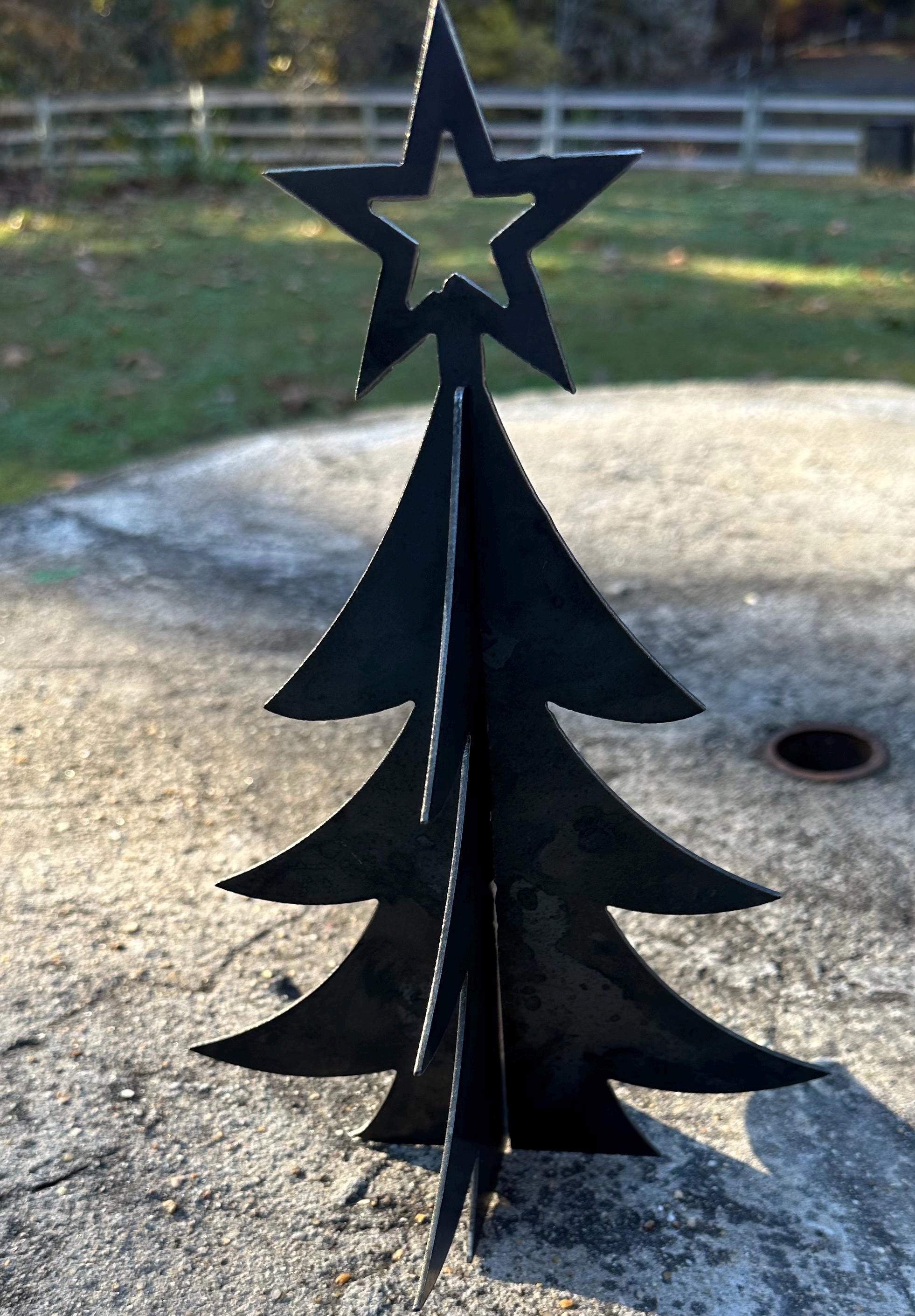 Metal Christmas Tree Decorations, Plasma Cut - Etsy
