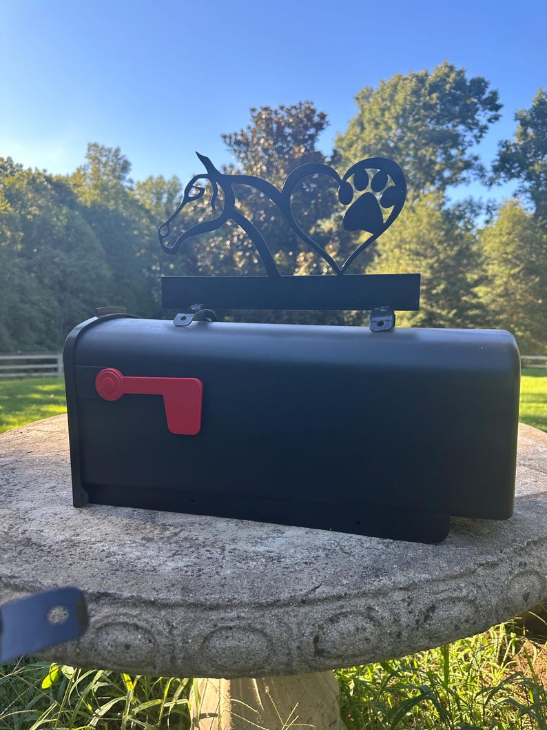 Horse Head Mailbox Topper, Address Sign - Etsy