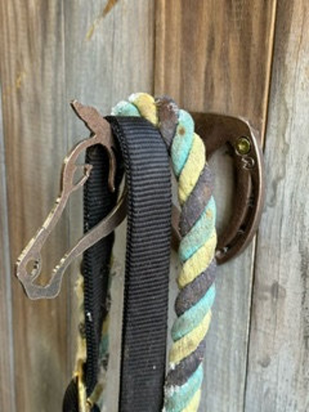 Horse Halter Hanger/ Tach Hook/ Metal / Equestrian Gift/ Birthday ...