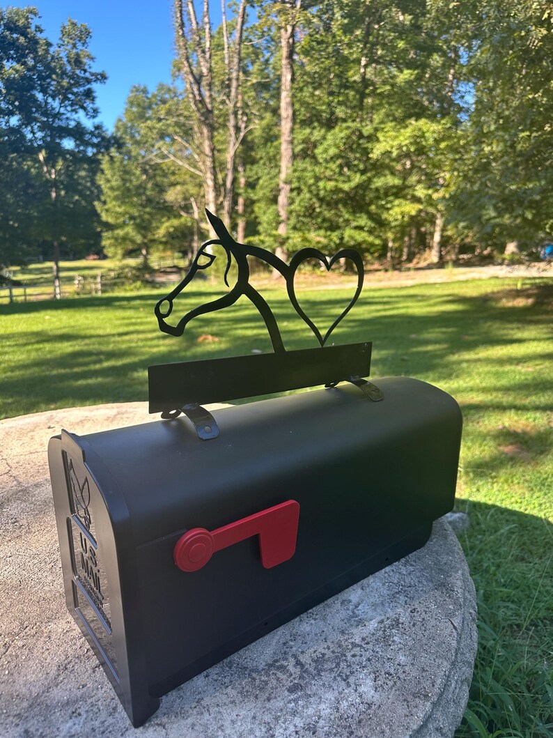 Horse Head Mailbox Topper, Address Sign - Etsy