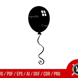 Balloon SVG File, Party, Celebrate, Ai, Pdf, Svg, Eps, Dxf, Transparent ...