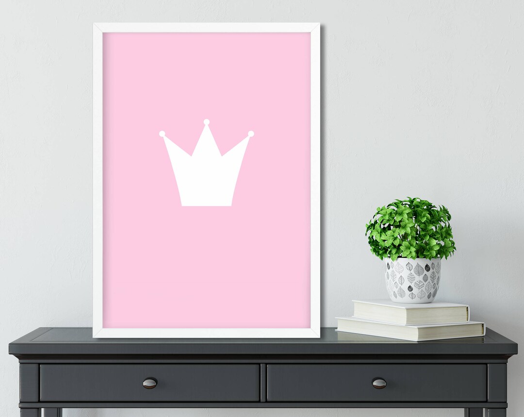 Crown Digital Print, Wall Art, Printable, Commercial Use, Personal Use ...