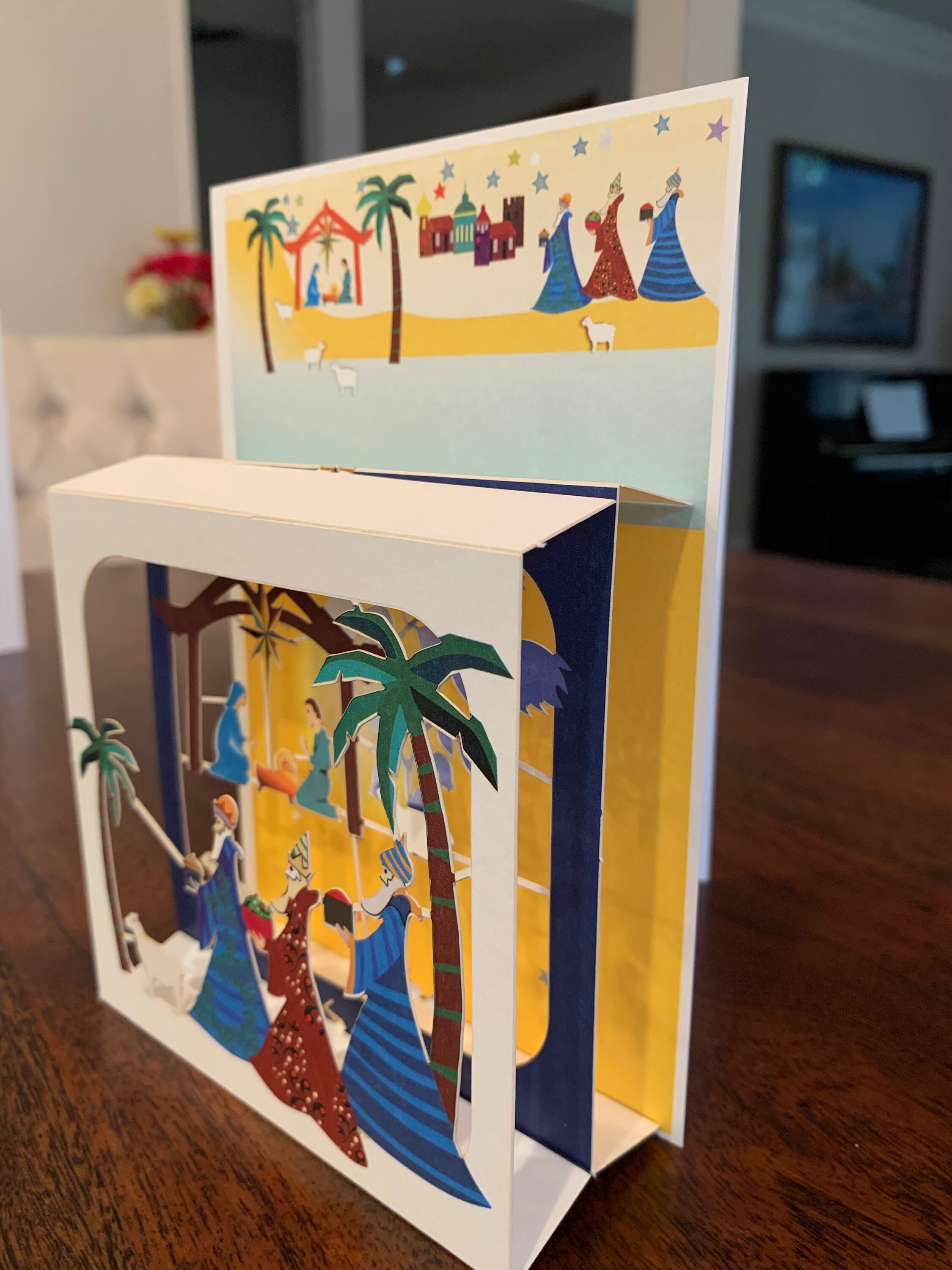 Nativity Scene Magic Box Laser Cut Pop up Card - Etsy