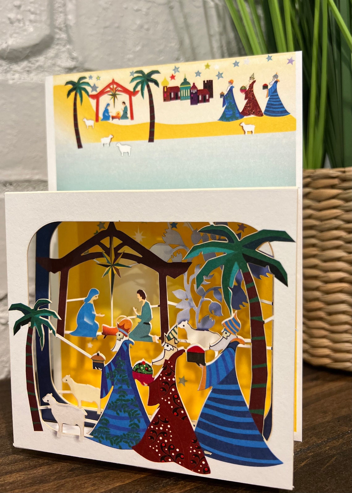 Nativity Scene Magic Box Laser Cut Pop up Card - Etsy