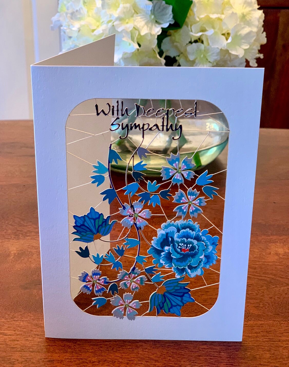 Sympathy Bundle Card Pack, With Deepest Sympathy 4 Laser Cut Cards - Etsy