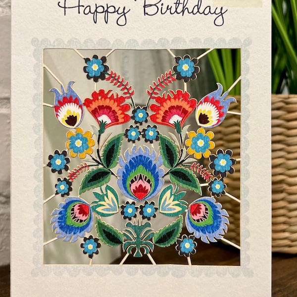 Artistic Birthday Cards - Etsy