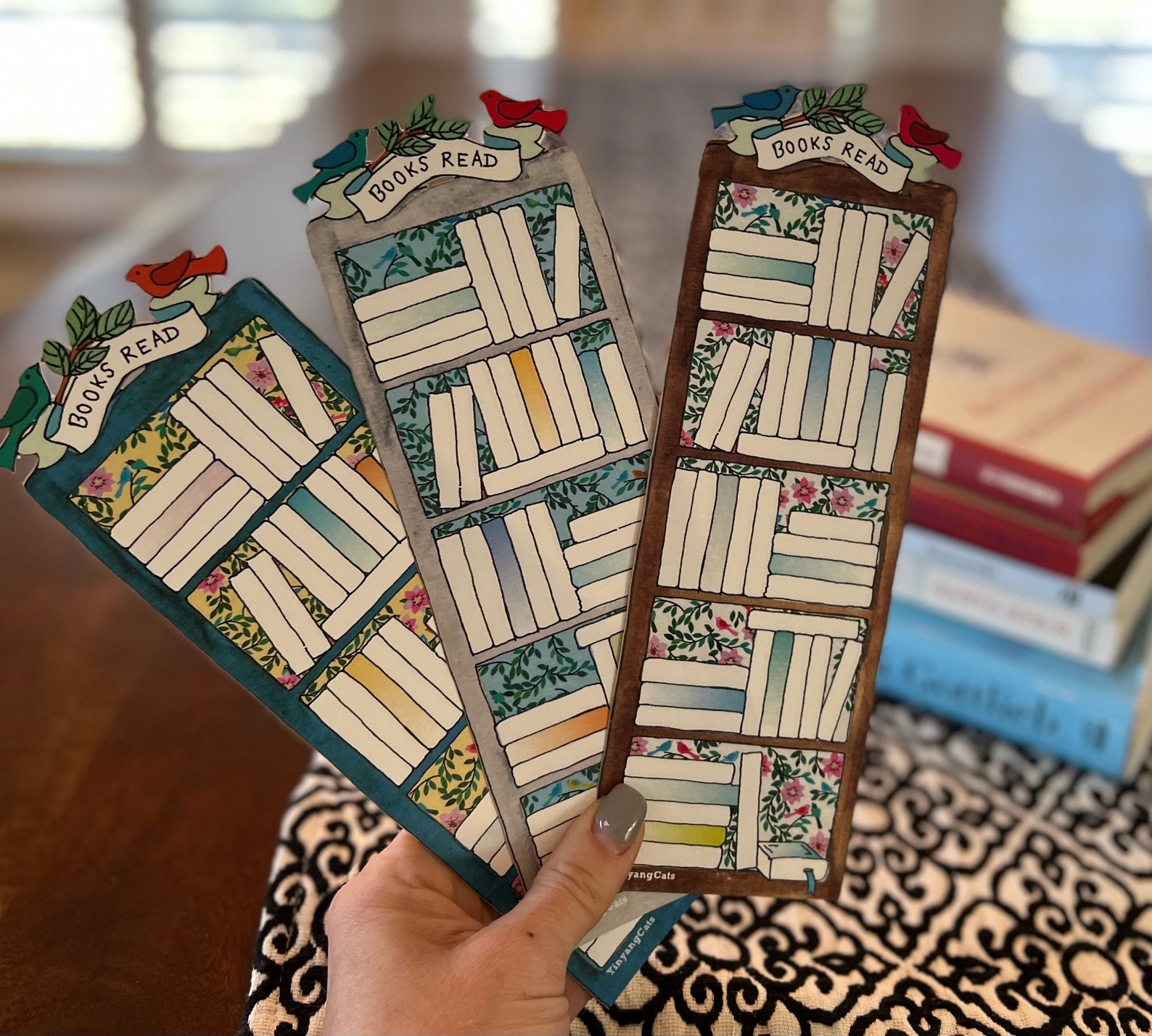 Bookmark Trackers for Schools, Library, and Book Lovers Set of 4 - Etsy