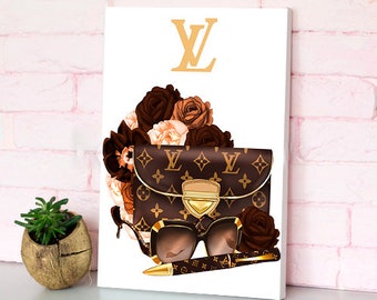 Louis vuitton art | Etsy