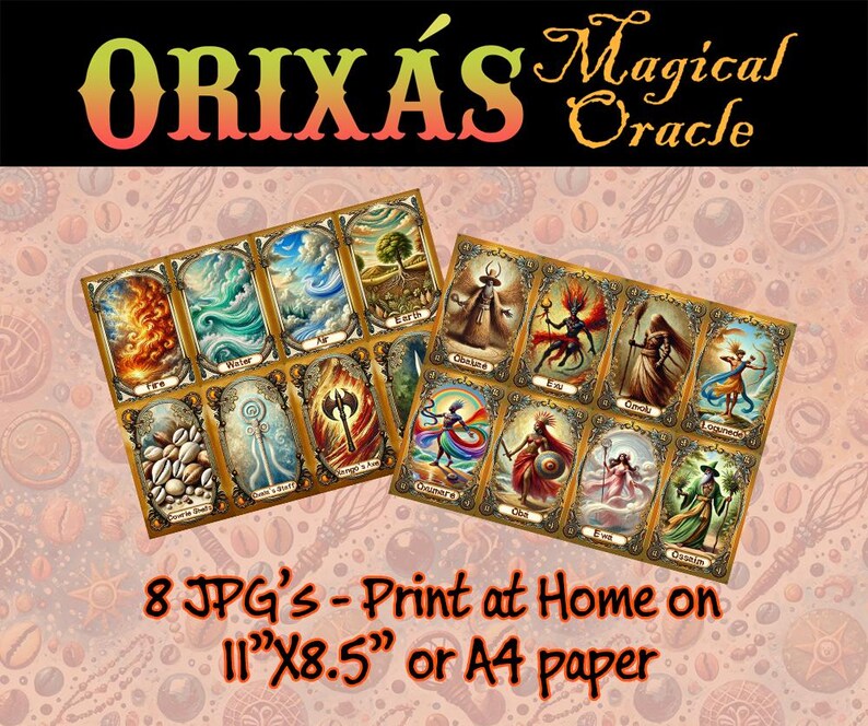Orixás Magical Oracle Deck – Printable Afro-brazilian Spiritual ...