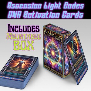 Ascension Light Codes DNA Activation Oracle Deck: Unlock DNA With ...