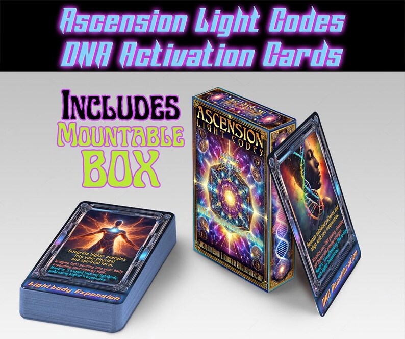 Ascension Light Codes DNA Activation Oracle Deck: Unlock DNA With Powerful Mantras and "cosmic ...