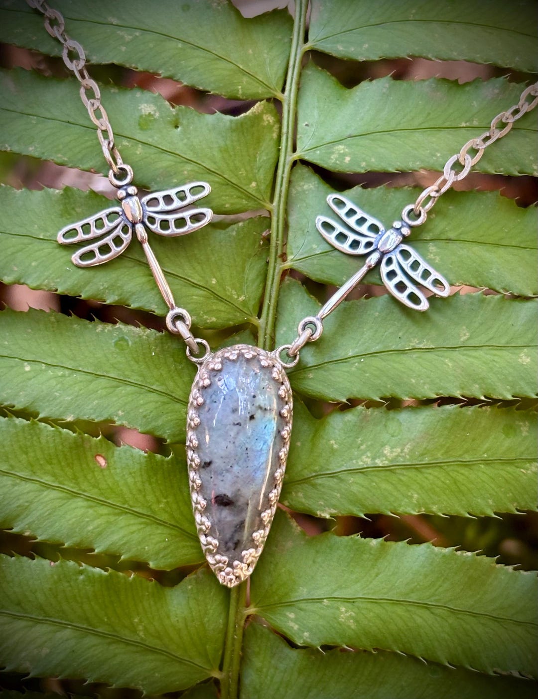 Labradorite Dragonfly Duo - Etsy