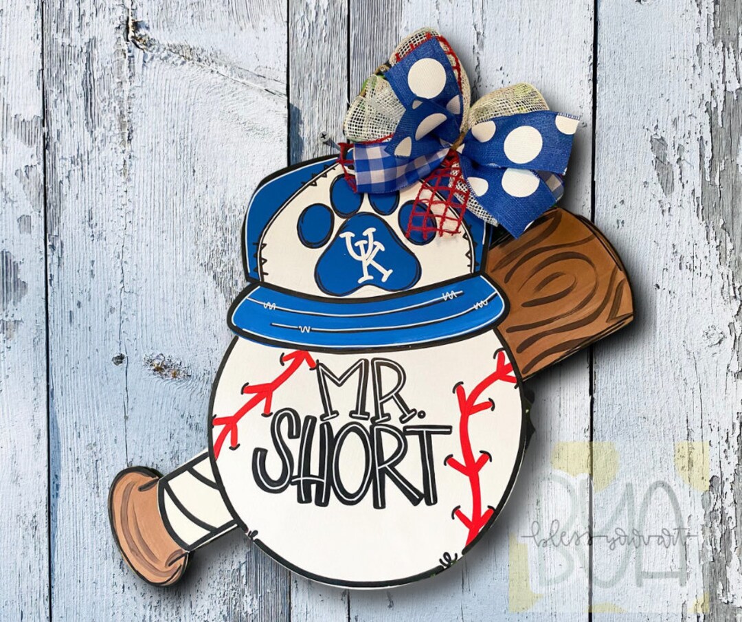 Personalized Door Hanger| Baseball Door Sign| Porch Sign| Team Decor ...