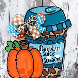 Pumpkin Door Decor, Fall Wreath, Pumpkin Door Decor, Fall Porch Sign ...
