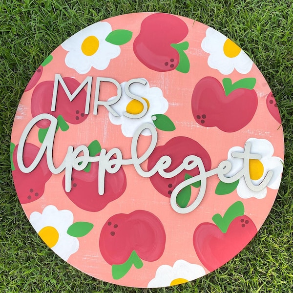 Teacher Wreath - Etsy