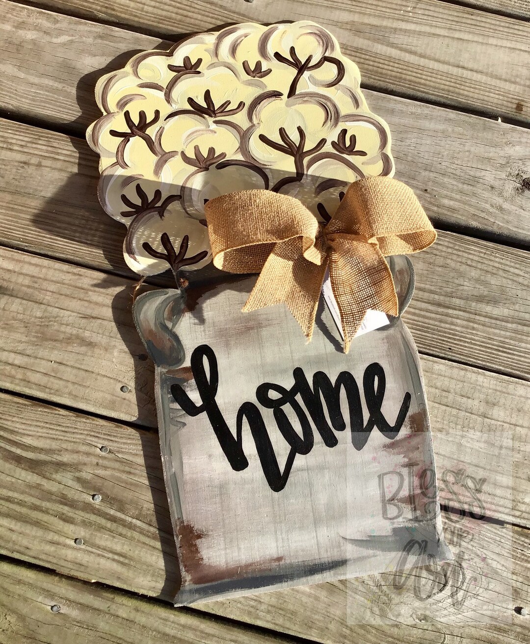 Farmhouse Door Hanger, Farmhouse Decor, Front Door Decor, Housewarming ...