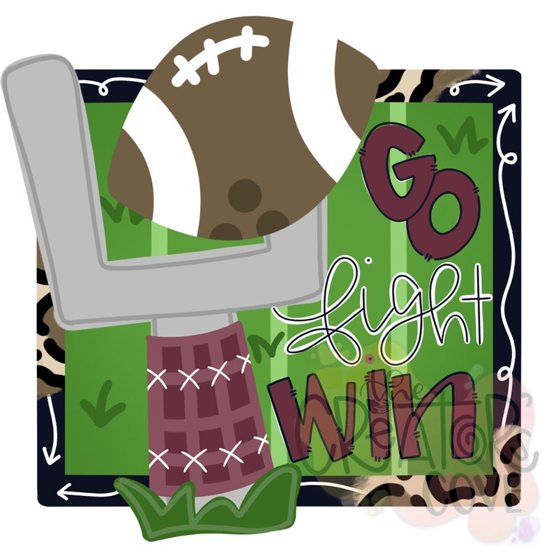 Football Door Hanger - Etsy