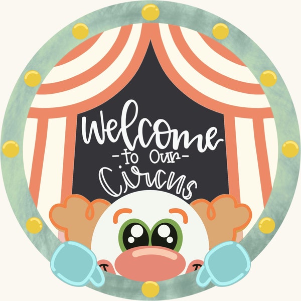 Circus Door Hanger - Etsy