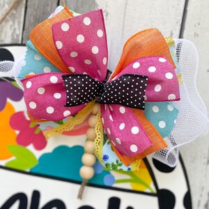 Floral Door Hanger, Whimsical Door Decor, Teacher Door Hanger, Teacher ...