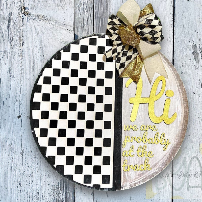 Car Racing Sign - Etsy