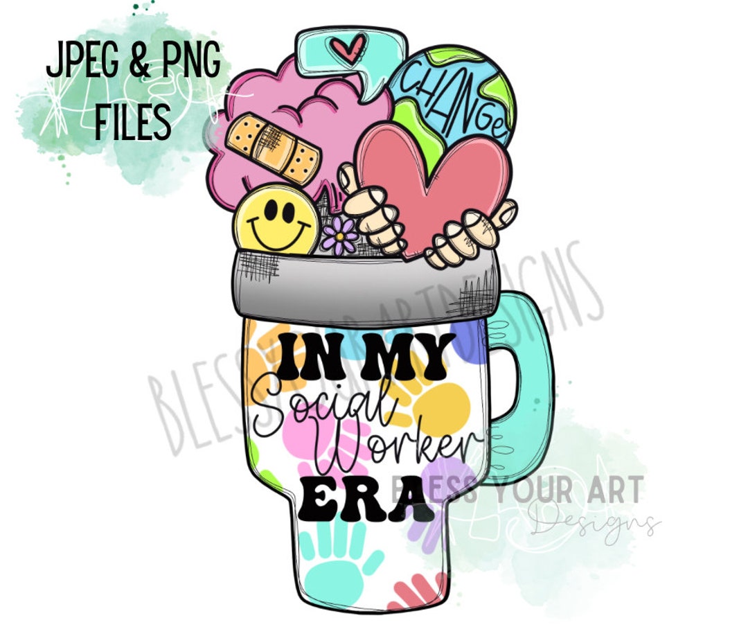 Door Hanger Template TEMPLATE: Social Worker Cup| Door Hanger Template ...