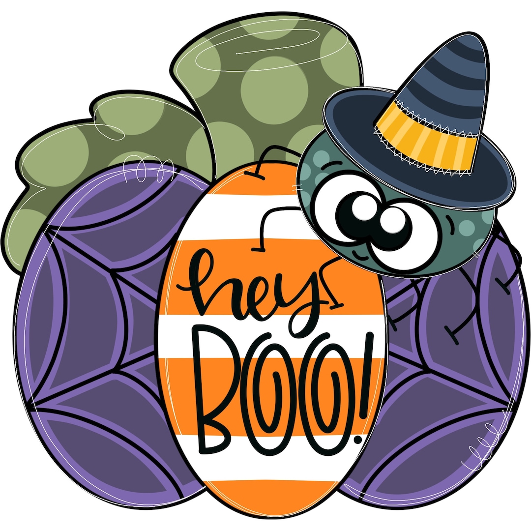 Door Hanger Template: Hey Boo| Door Hanger Template, Digital Download ...