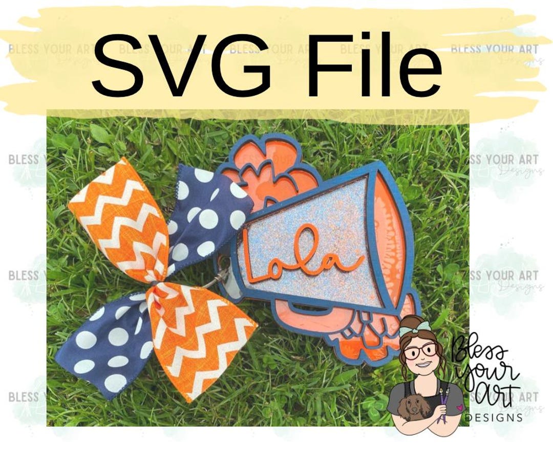 Door Hanger SVG Shaker Cheer Bag Tag, Digital Download, Welcome Sign ...