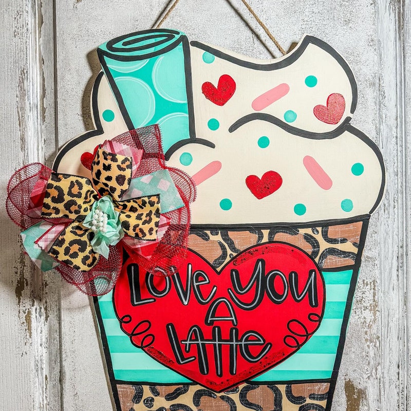Valentine Door Decor - Etsy