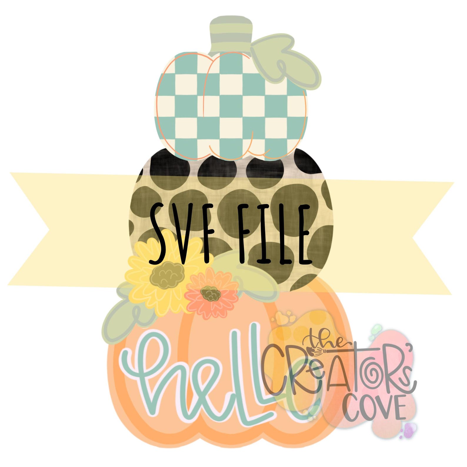 Door Hanger Svg-pumpkin Stack Digital Download, Welcome Sign SVG, Laser ...