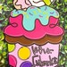 Donut Cupcake Door Hanger, Teacher Door Hanger, Classroom Decor, Donut ...