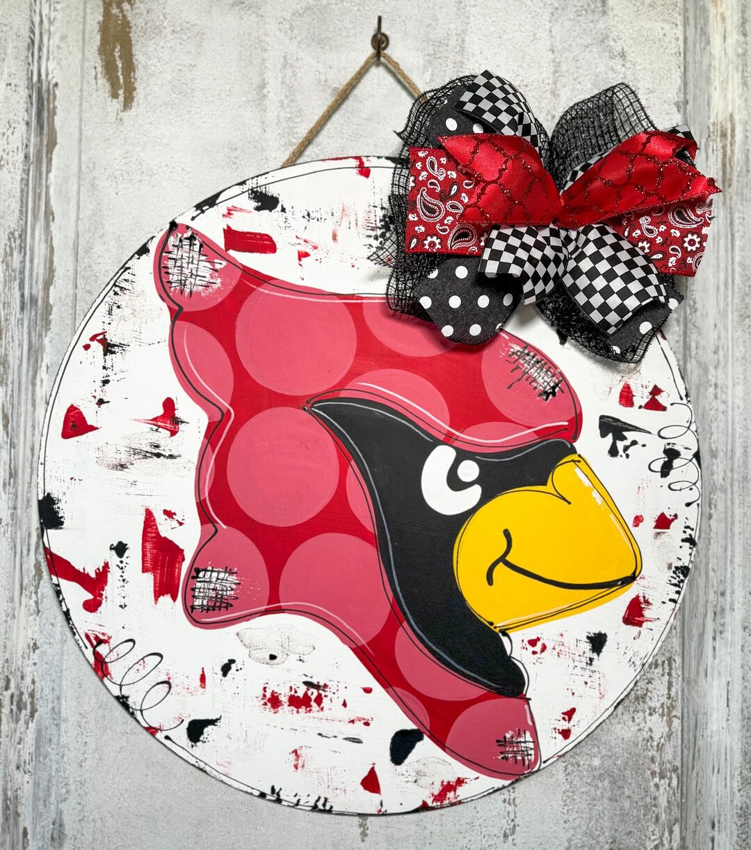 School Door Hanger, Cardinal Door Sign, Classroom Decor, Classroom Sign ...