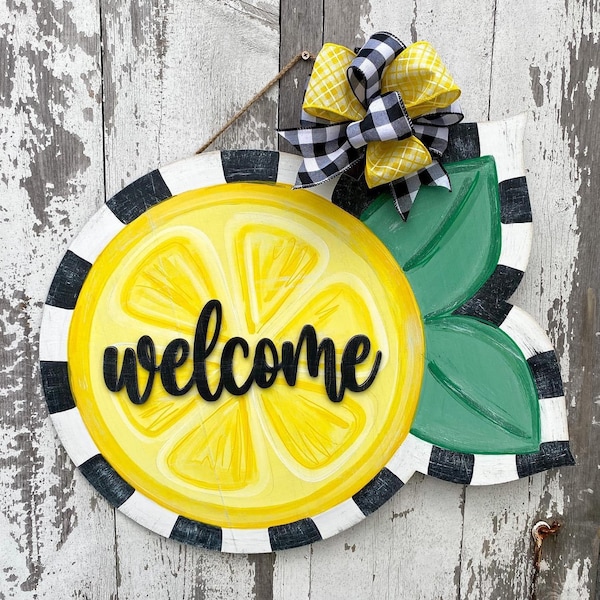 Lemon Door Hangers - Etsy