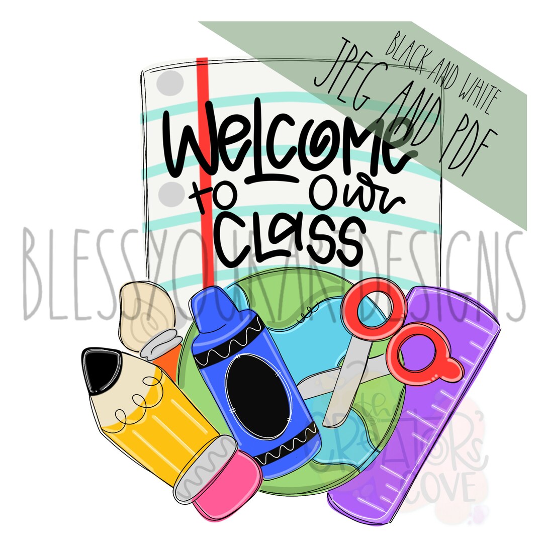 Door Hanger Template: Classroom Door Hanger Template, School Door ...