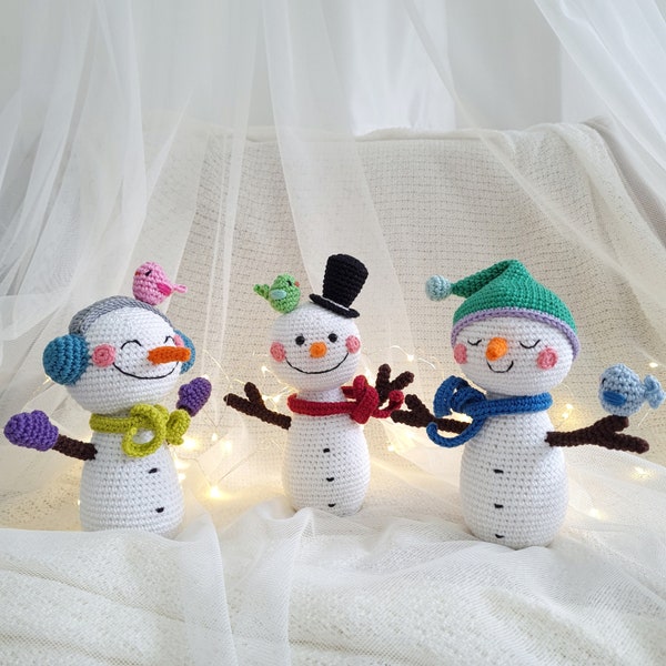 Snowman Doll Pattern - Etsy