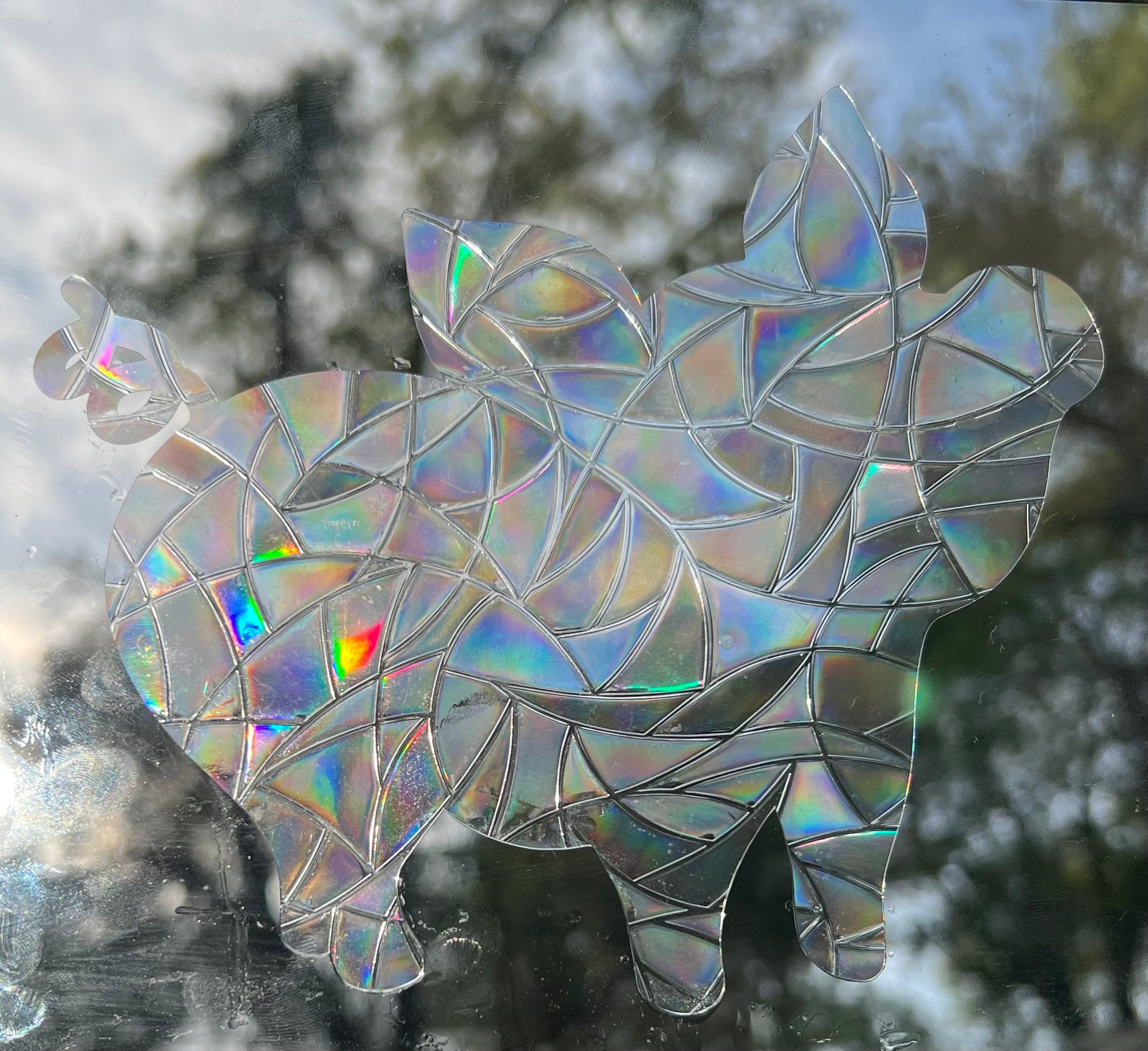 Piggy : Window Cling Suncatcher - Etsy