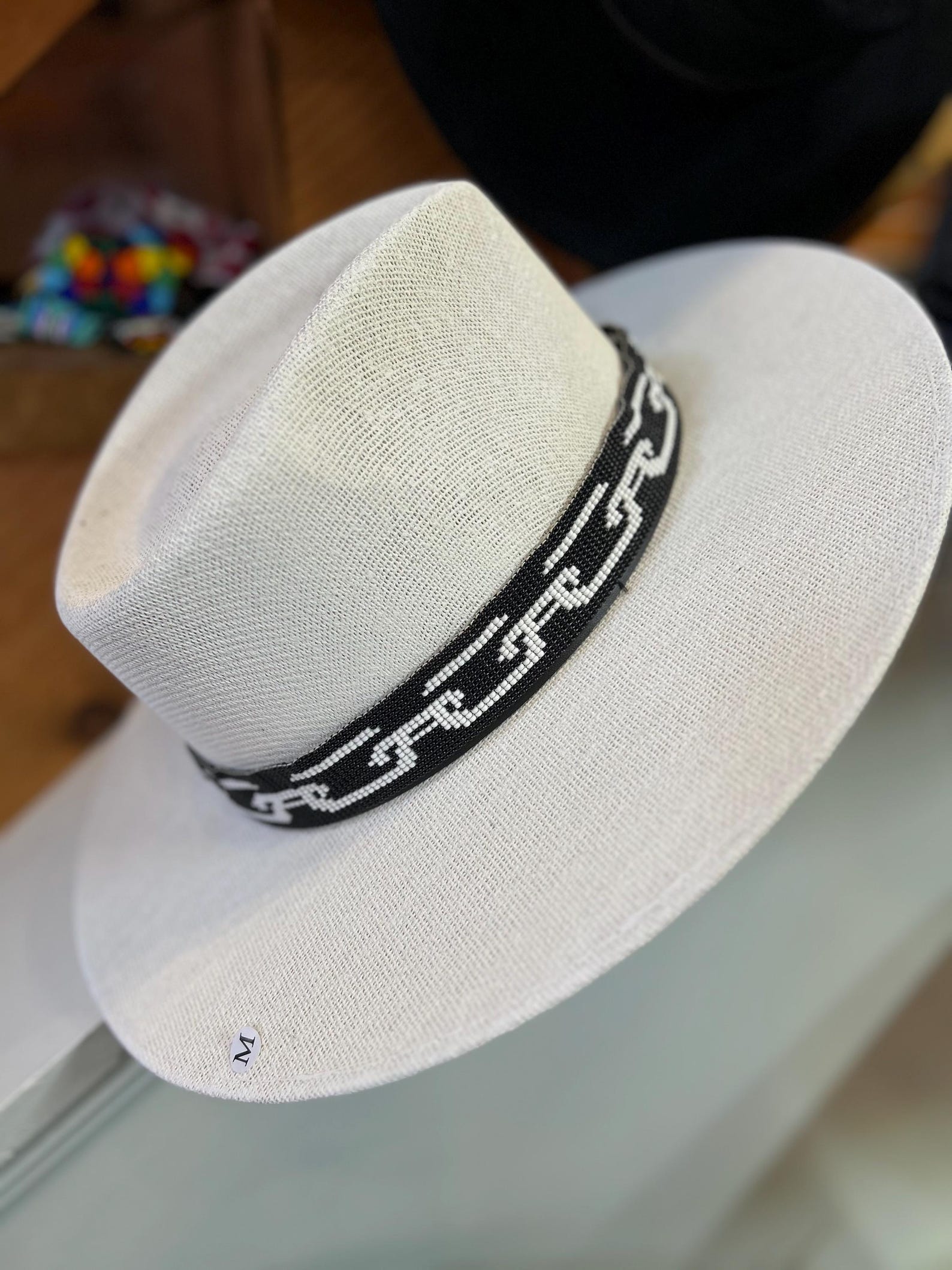 Handmade Beaded Hat Band - Etsy