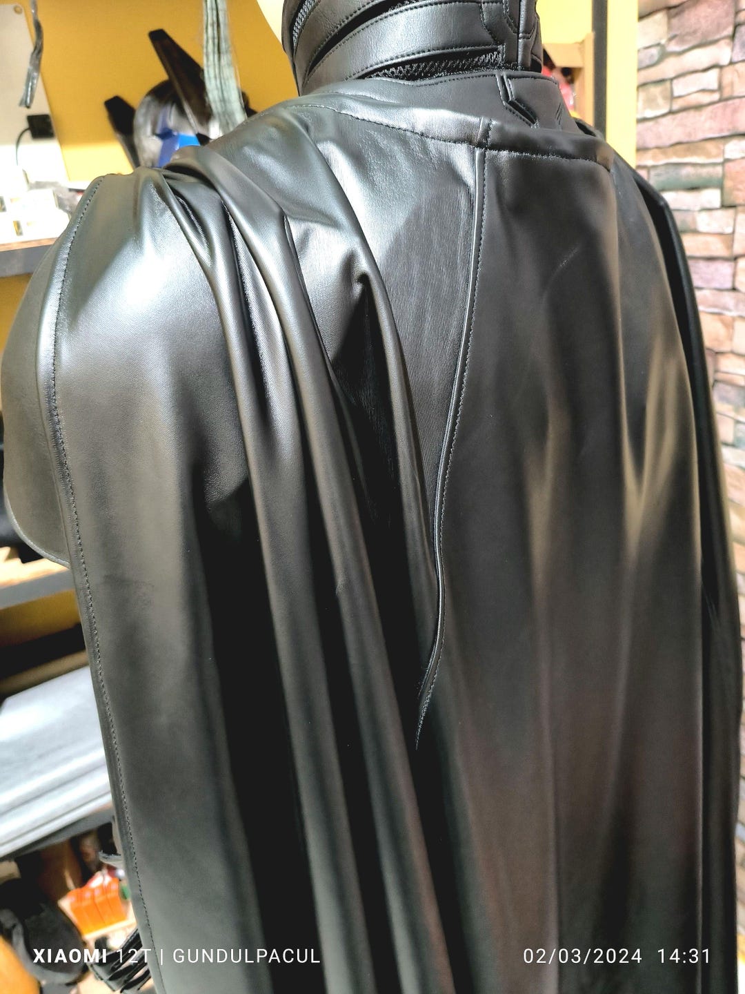 Leather/latex Fabric Cape - Etsy