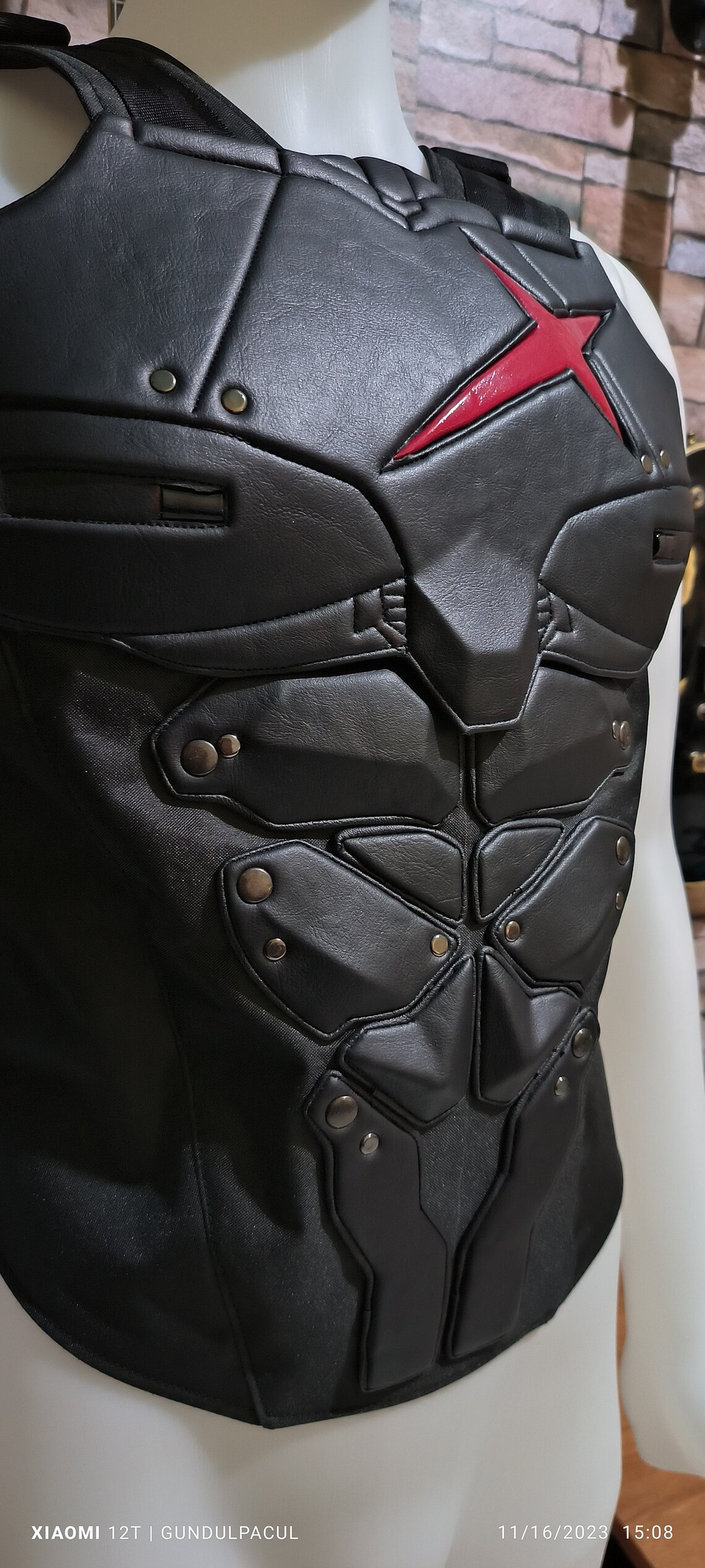 Red X Chest and Abs Armor - Etsy