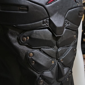 Red X Chest and Abs Armor - Etsy